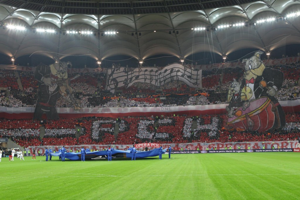 Amazing 3D choreography by Dinamo Bucharest fans | Betdistrict.com